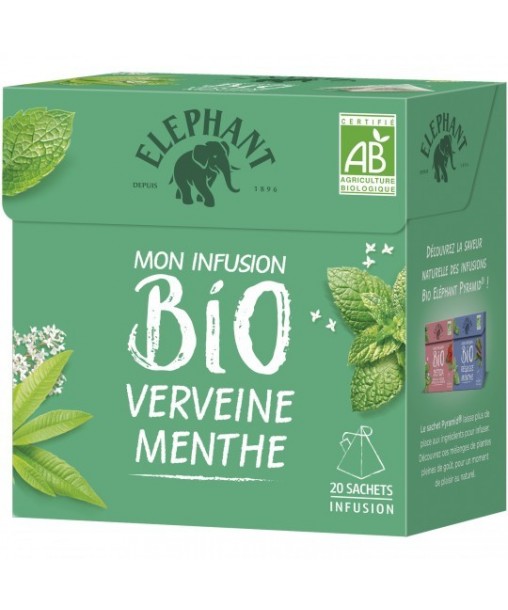 Infusions Eléphant Verveine Menthe Bio | Compra online